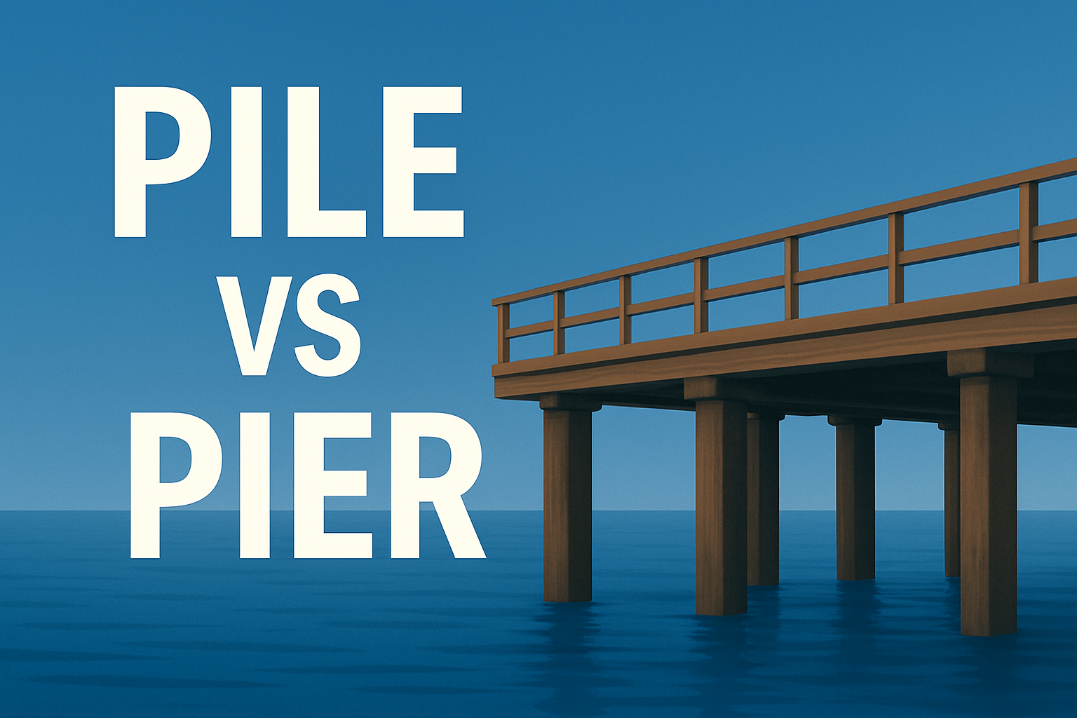 Pile vs Pier Foundation: What’s the Difference & When to Use Each