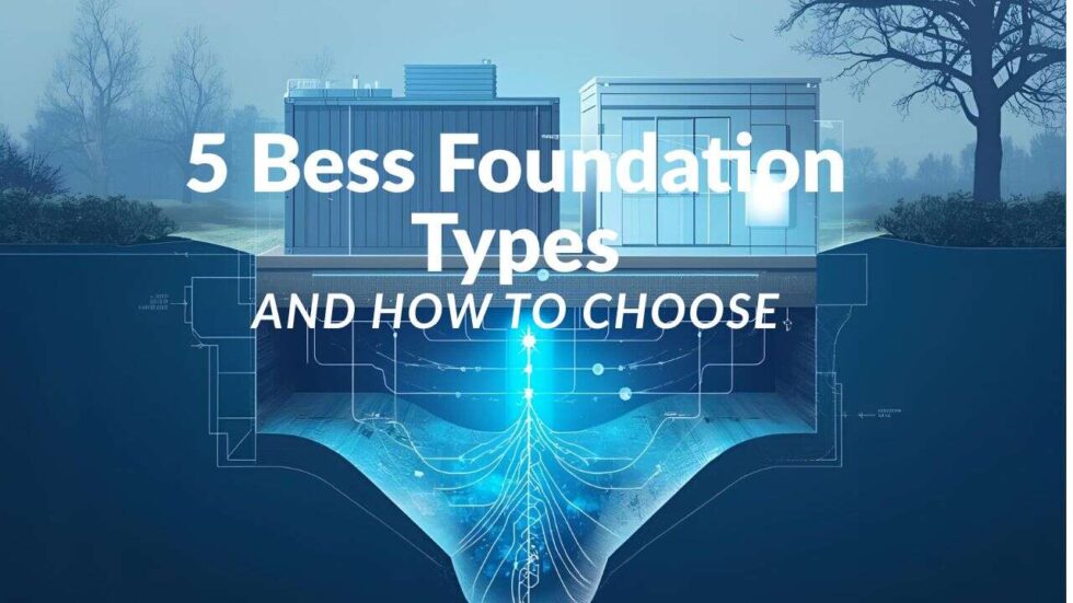 Foundation Types for Energy Storage: Complete BESS Guide 2025