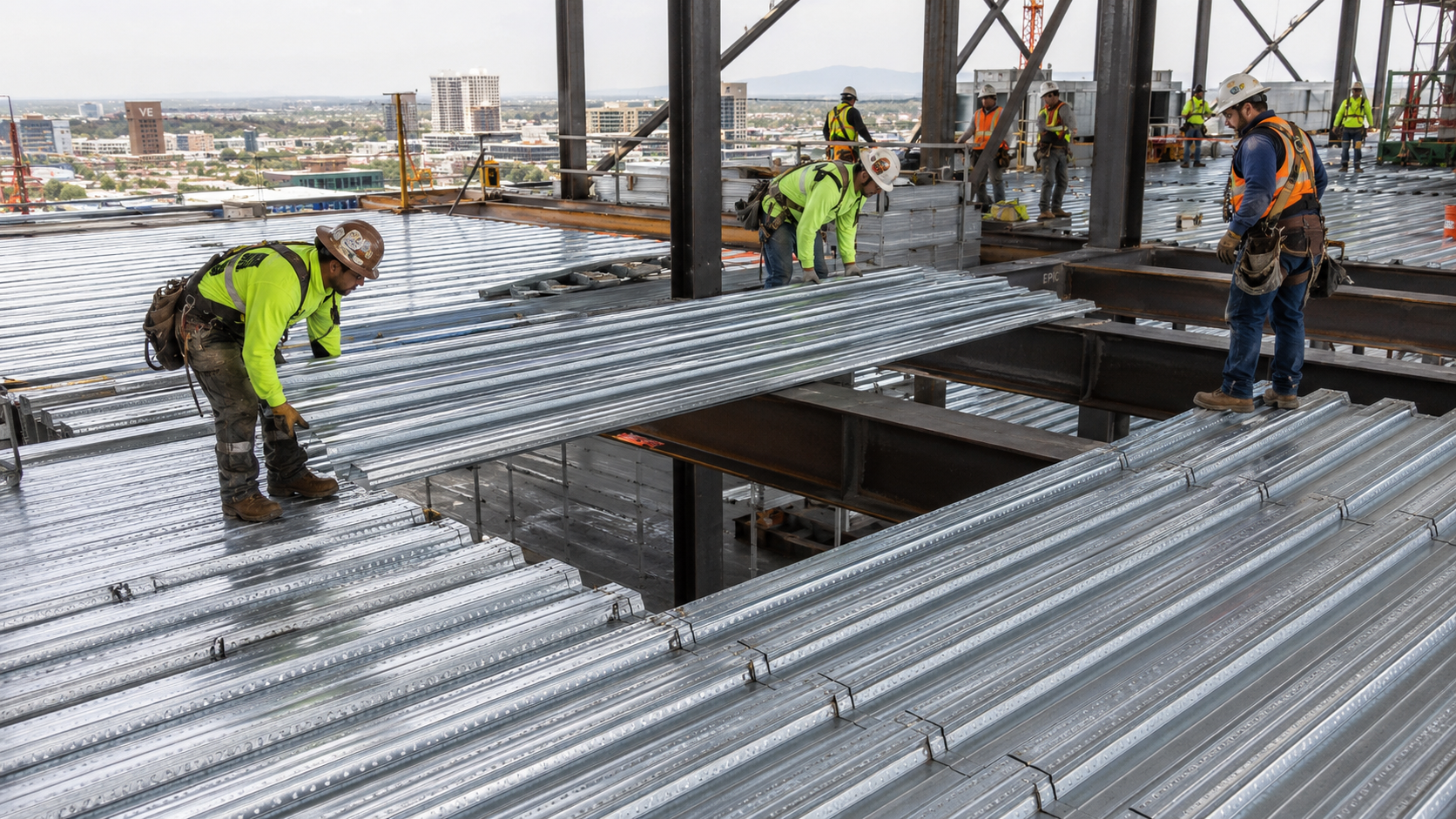 High-Rise Precast Floors: Hollow-Core Slabs vs Metal Decking